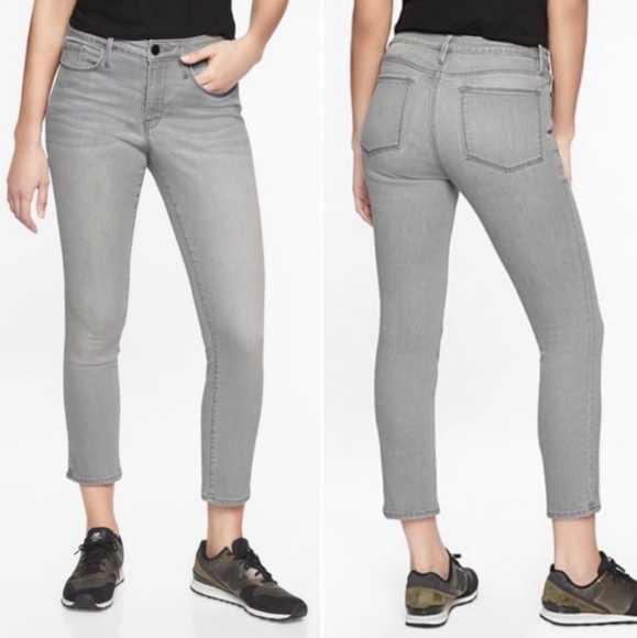 Athleta | Jeans | Athleta Sculptek High Rise Skinny Jeans Denim Grey ...